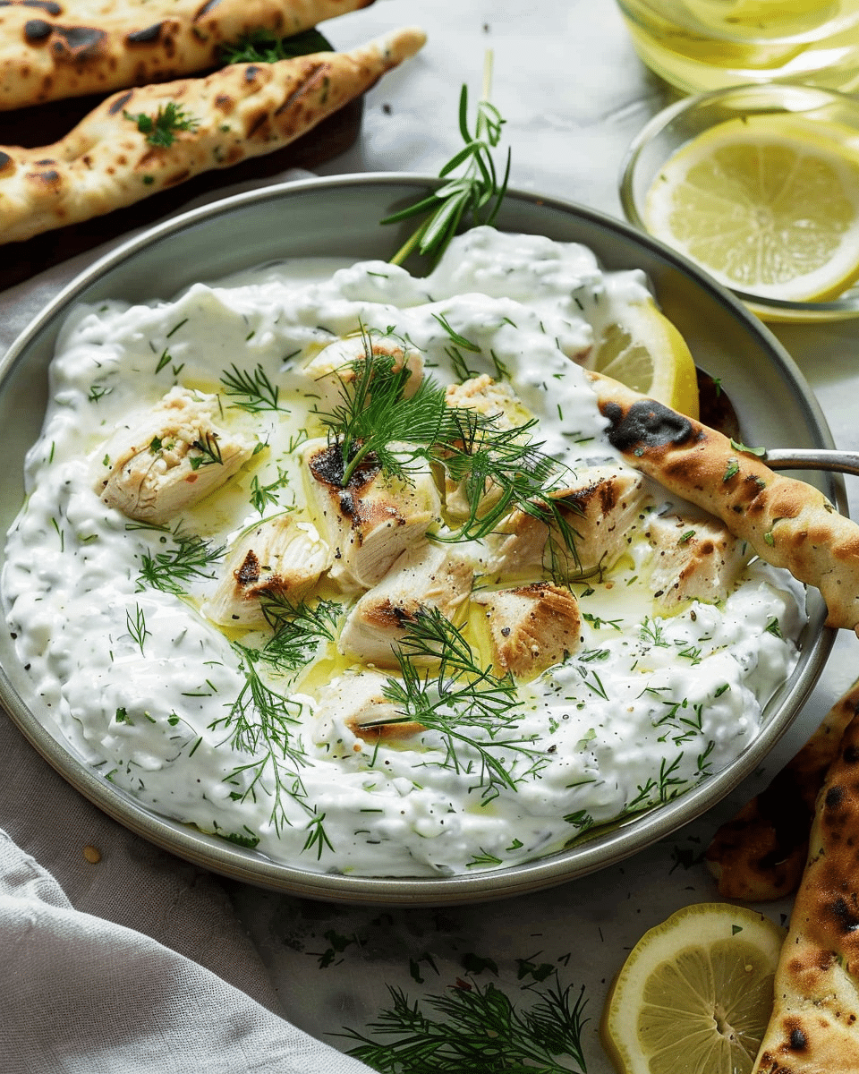 Greek-Style Chicken Tzatziki | TheFamilyCooking