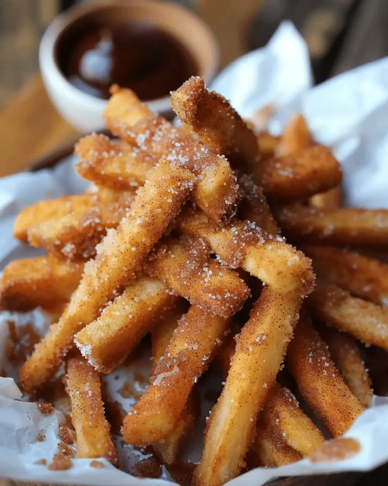 Cinnamon Sugar Fries | TheFamilyCooking