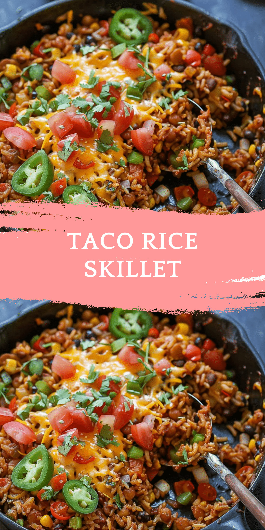 Taco Rice Skillet | TheFamilyCooking