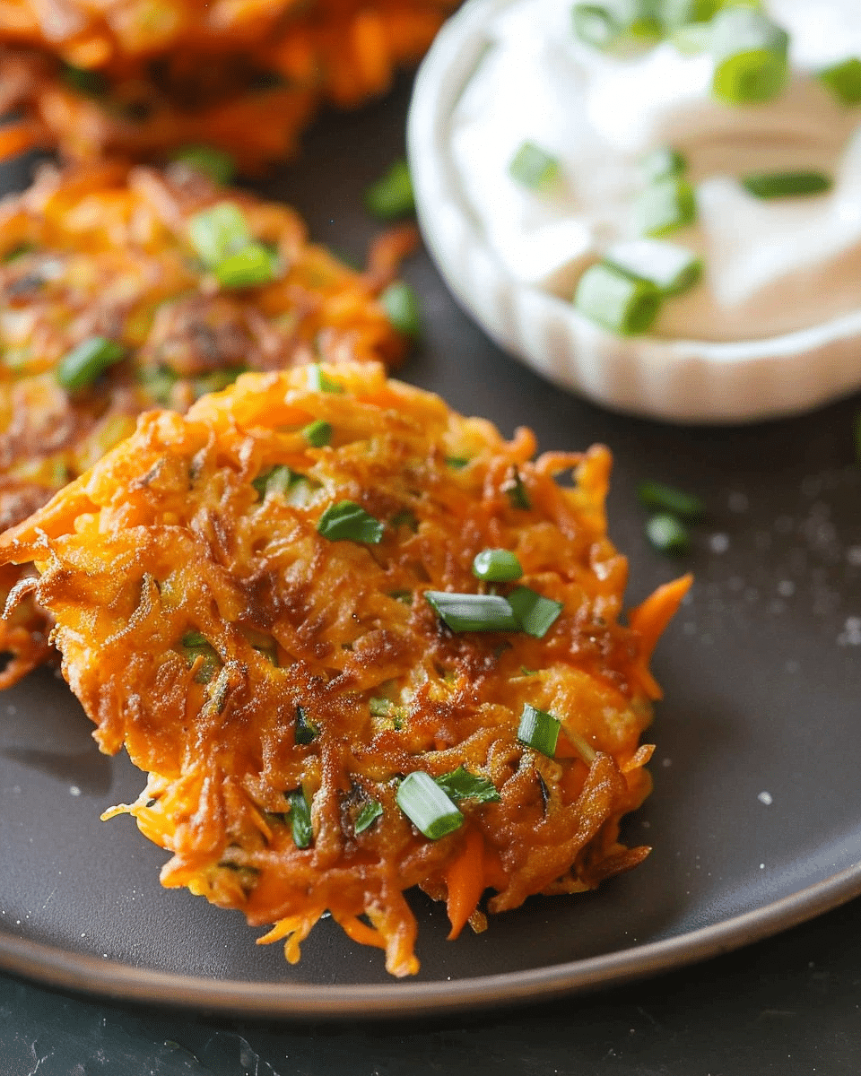 Carrot Fritters | TheFamilyCooking