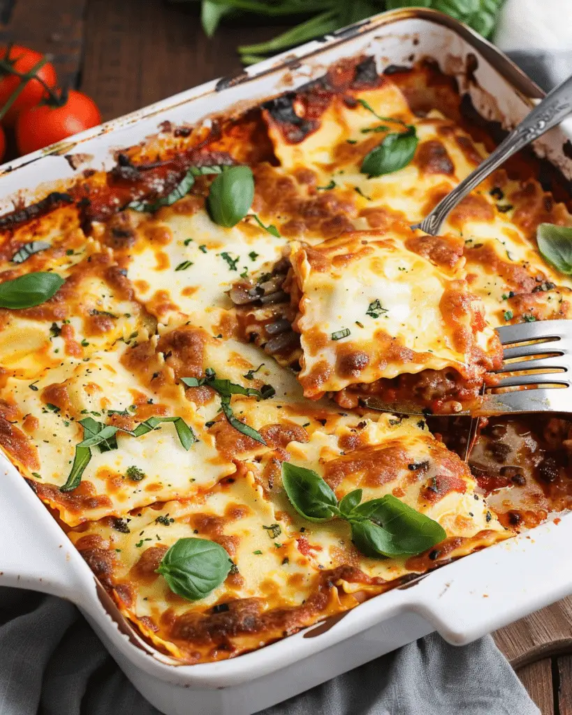 Ravioli Lasagna | TheFamilyCooking