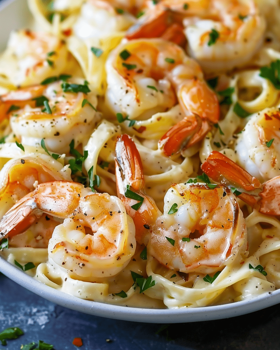 Shrimp Alfredo | TheFamilyCooking