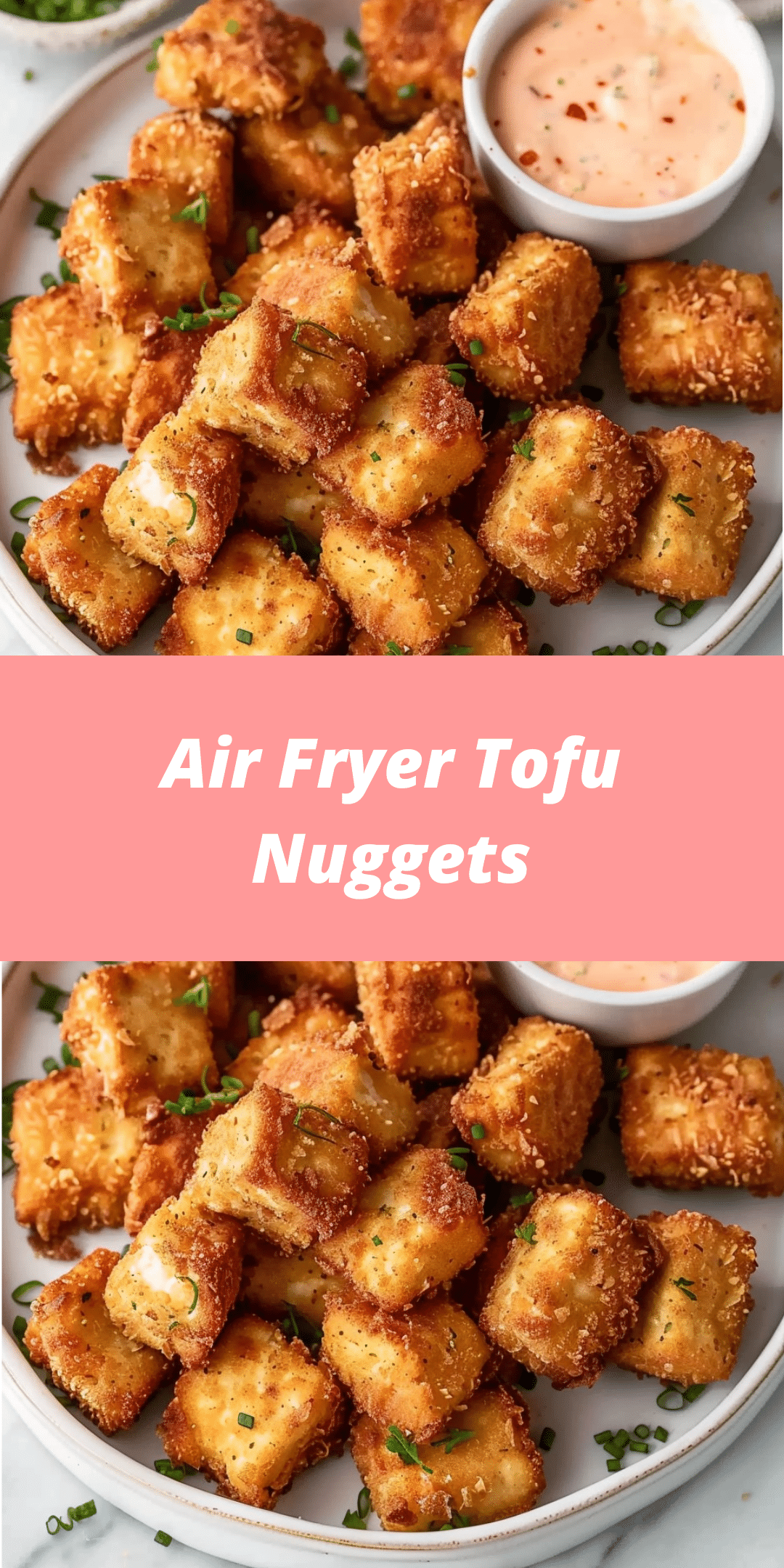 Air Fryer Tofu Nuggets | TheFamilyCooking