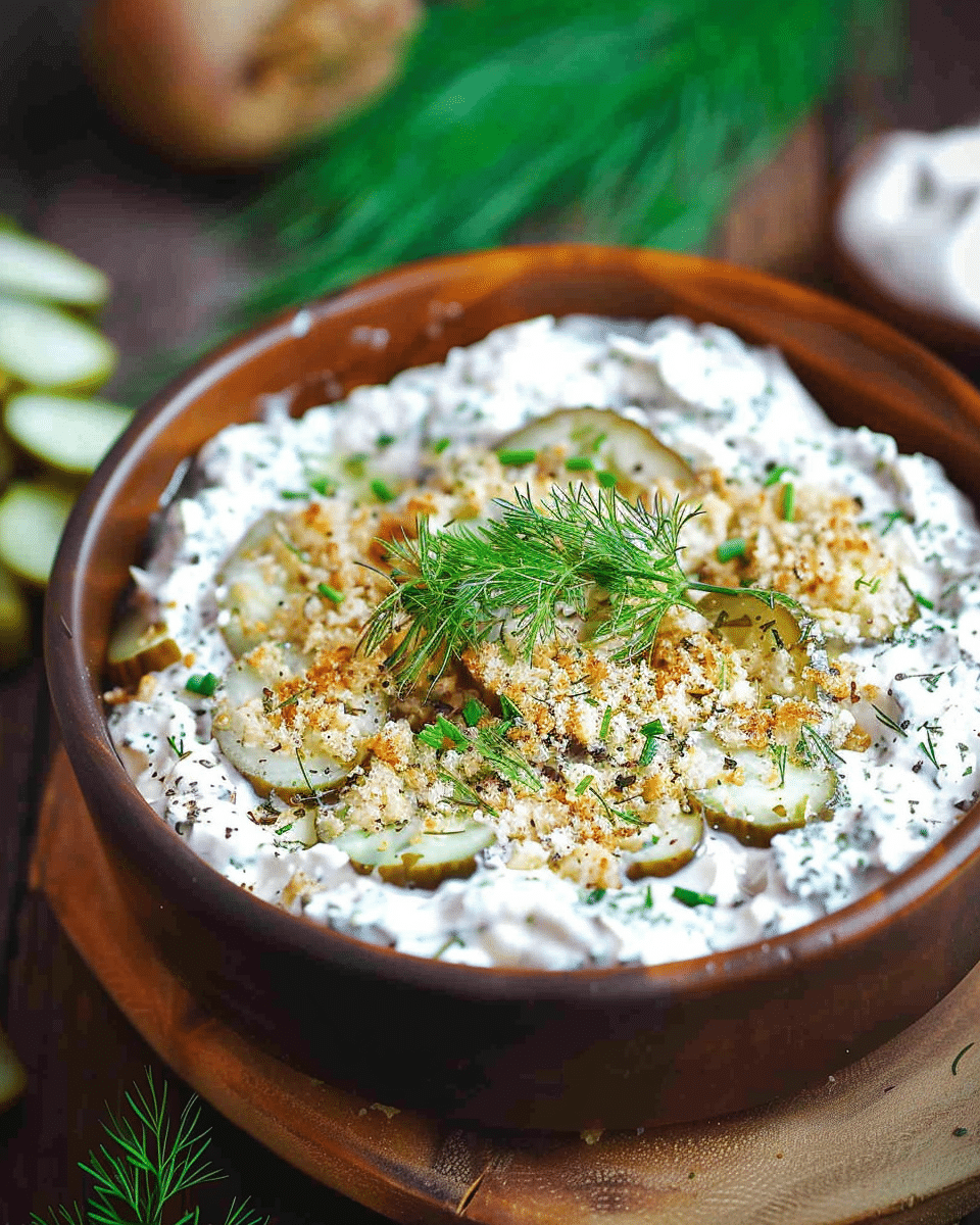 Dill Pickle Dip | TheFamilyCooking