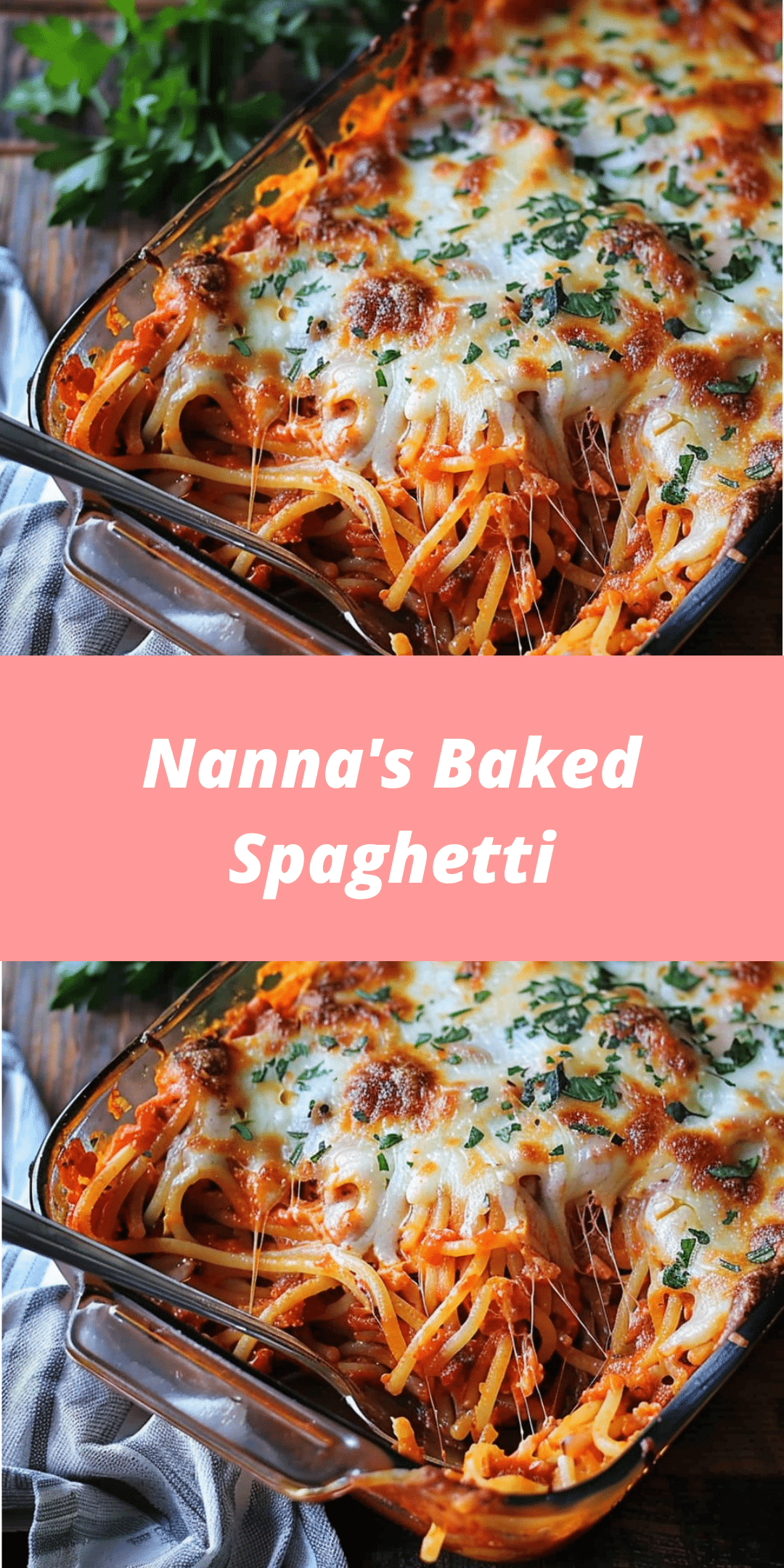 Nanna's Baked Spaghetti | TheFamilyCooking
