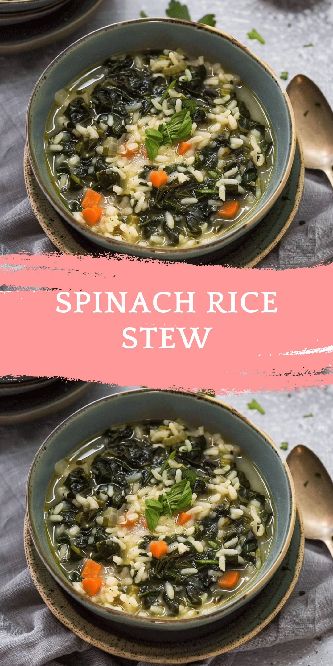 Spinach Rice Stew | TheFamilyCooking