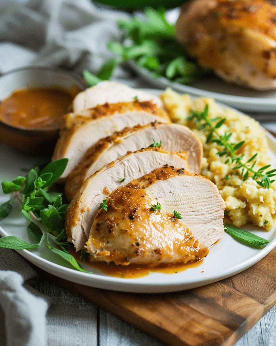 Slow Cooker Boneless Turkey Breast | TheFamilyCooking