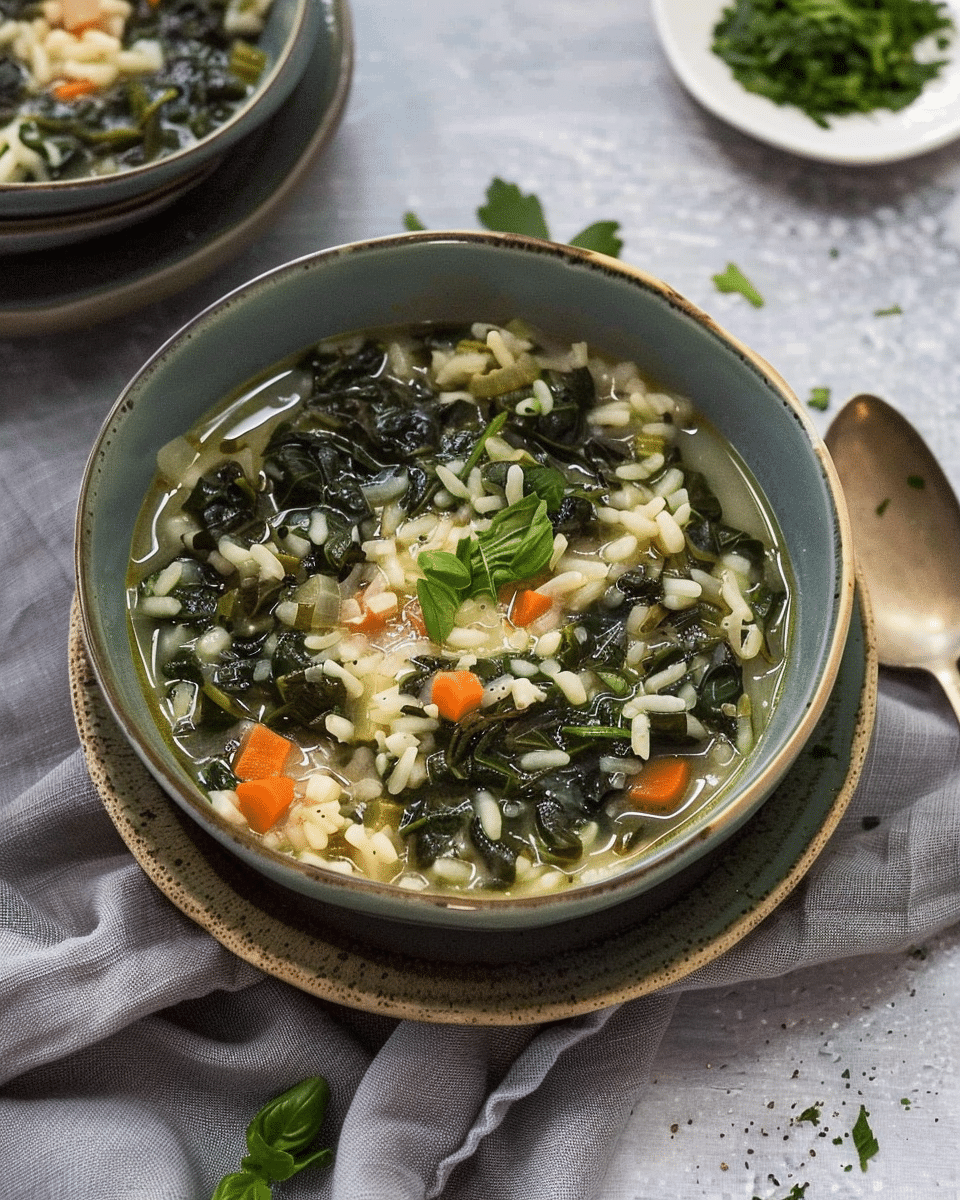 Spinach Rice Stew | TheFamilyCooking