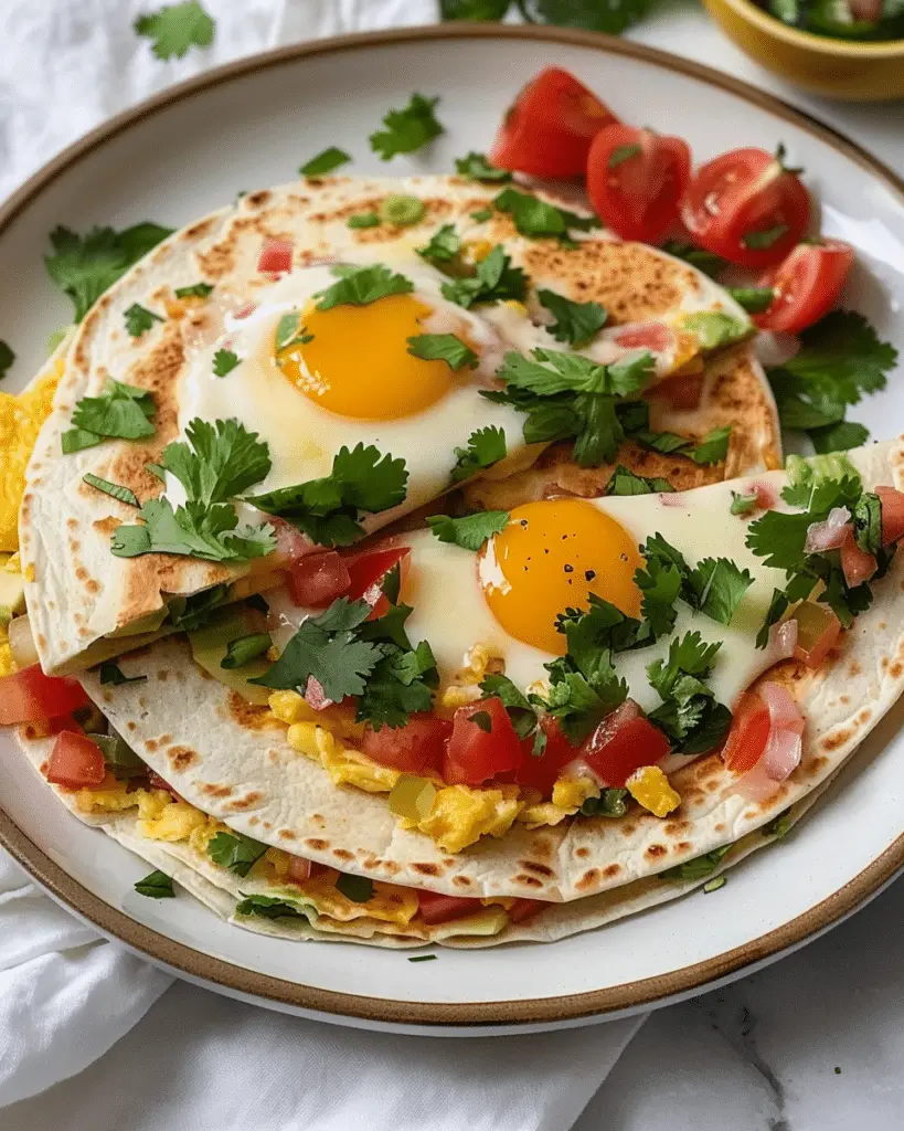 Breakfast Quesadilla | TheFamilyCooking