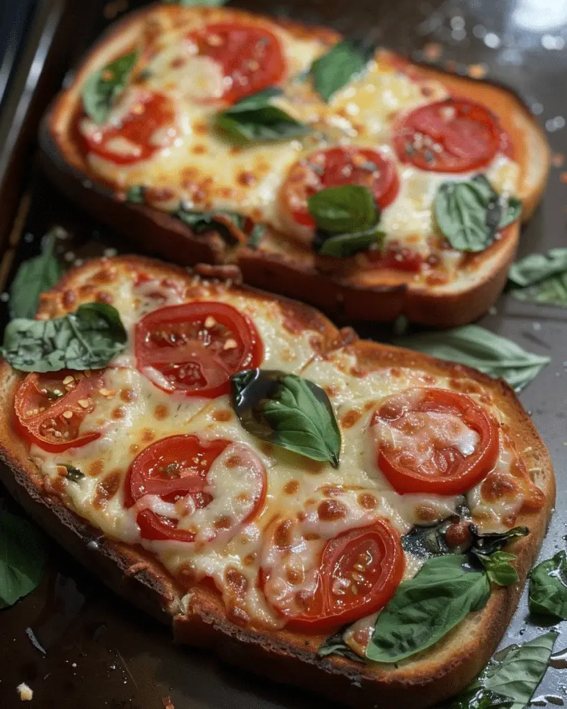 Small Toast Pizza | TheFamilyCooking