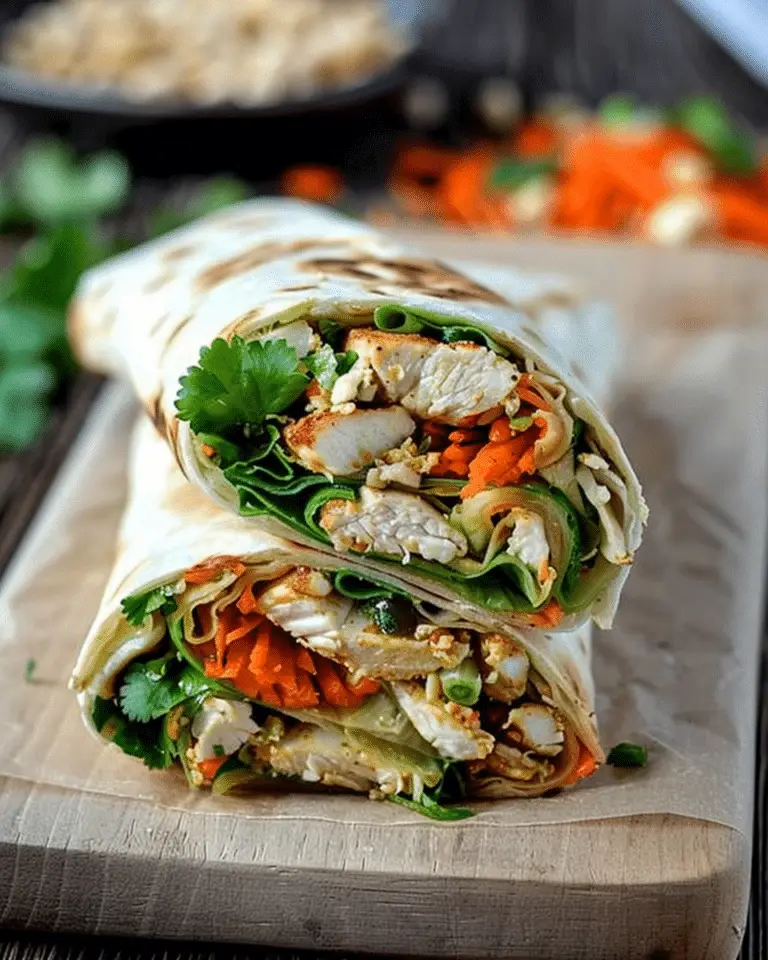 Thai Chicken Crunch Wraps | TheFamilyCooking