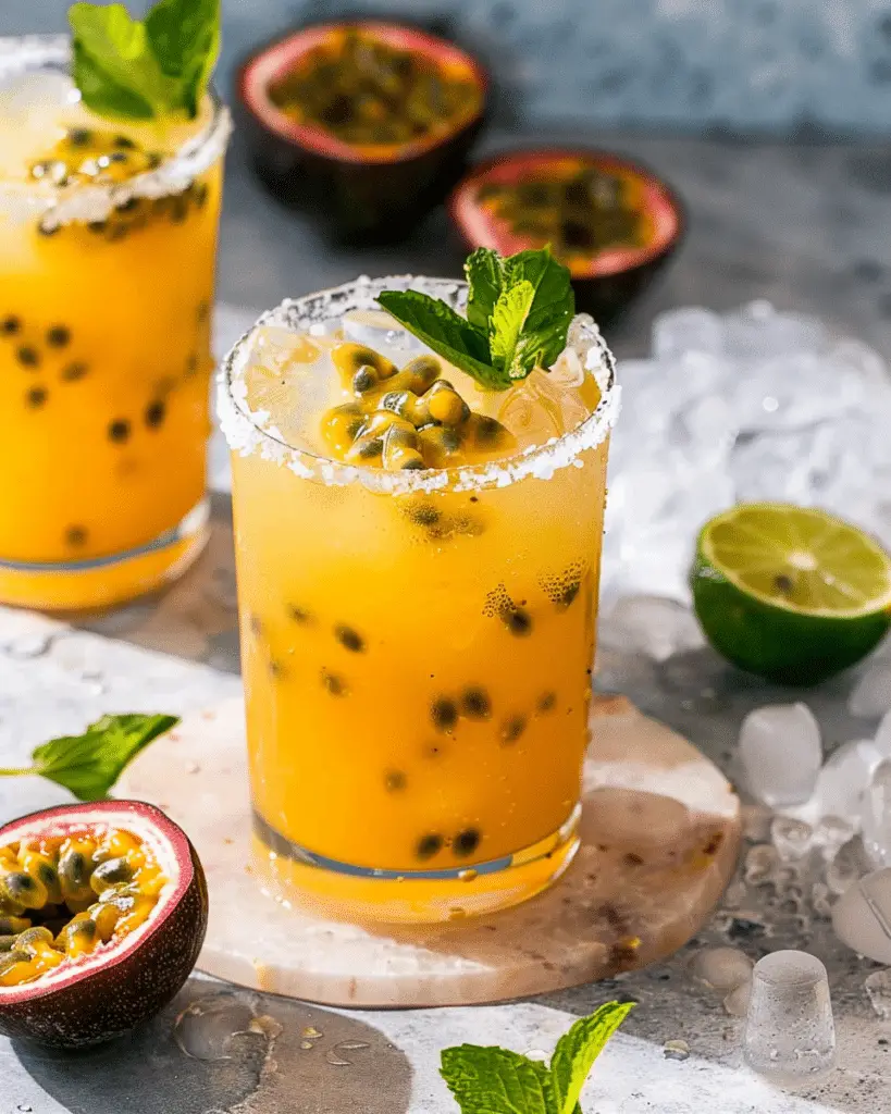 Passion Fruit Mocktail | TheFamilyCooking