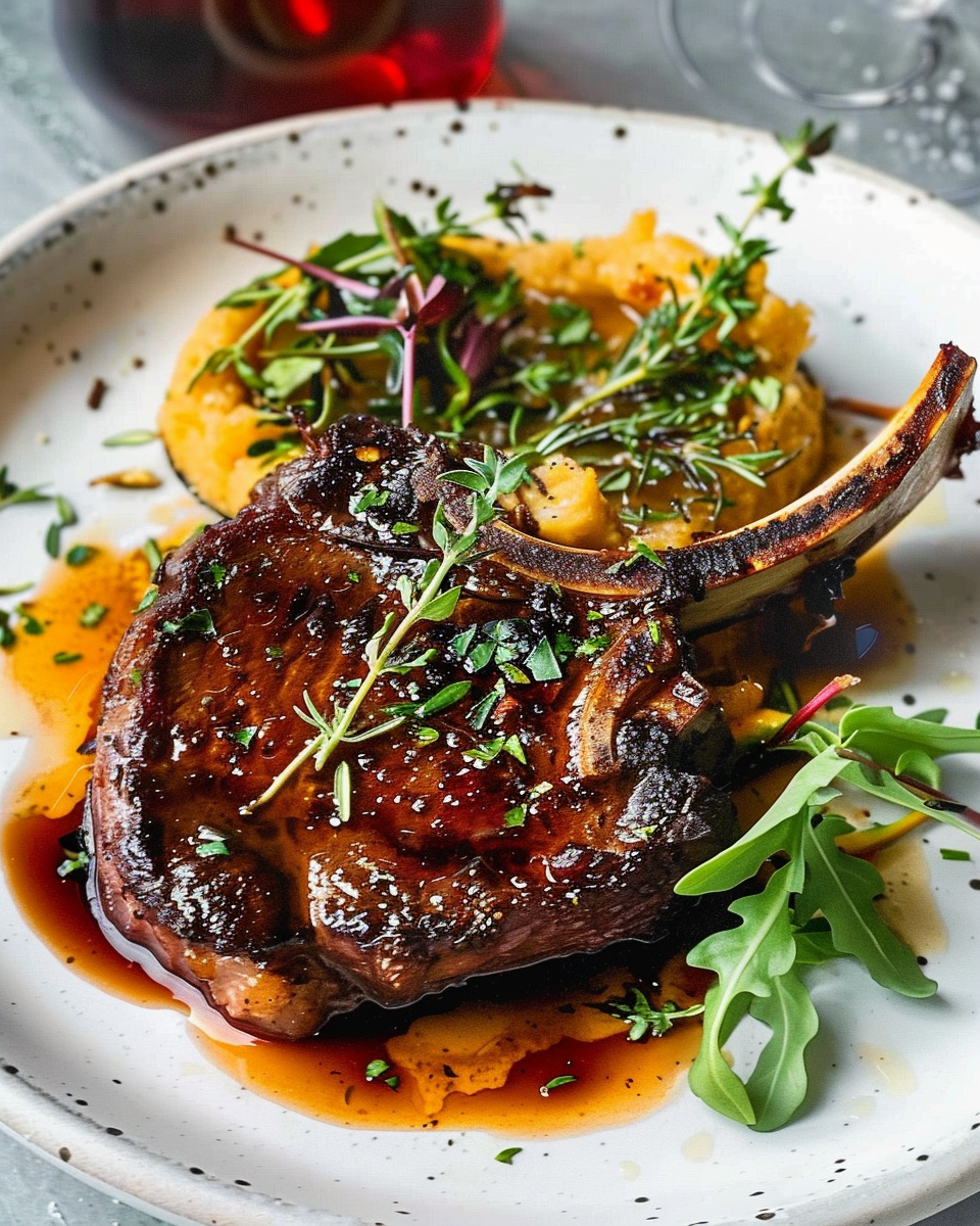 Coffee-Rubbed Meat Chops | TheFamilyCooking