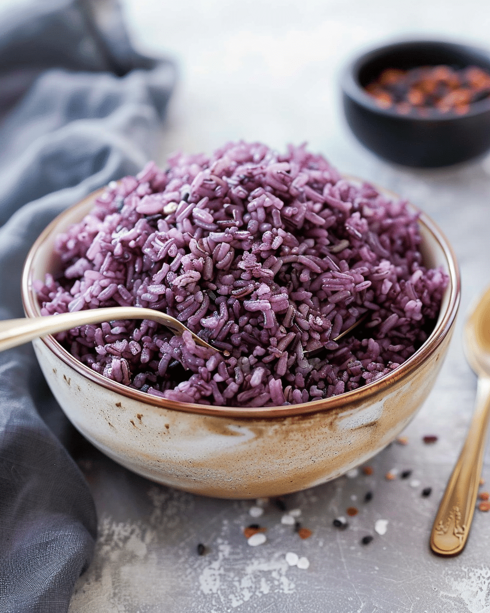 Purple Sticky Rice | TheFamilyCooking