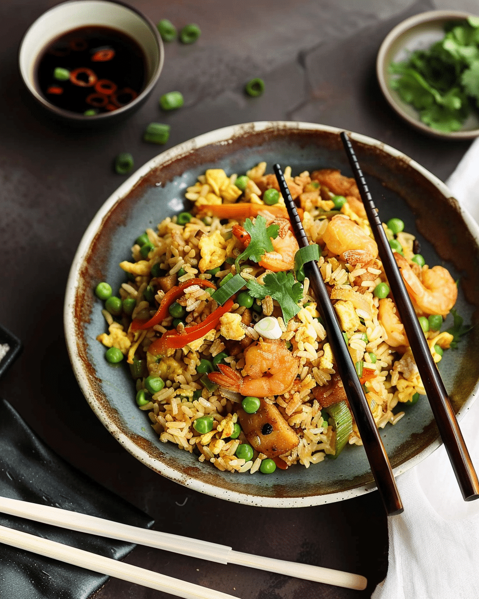 Singapore Fried Rice | TheFamilyCooking