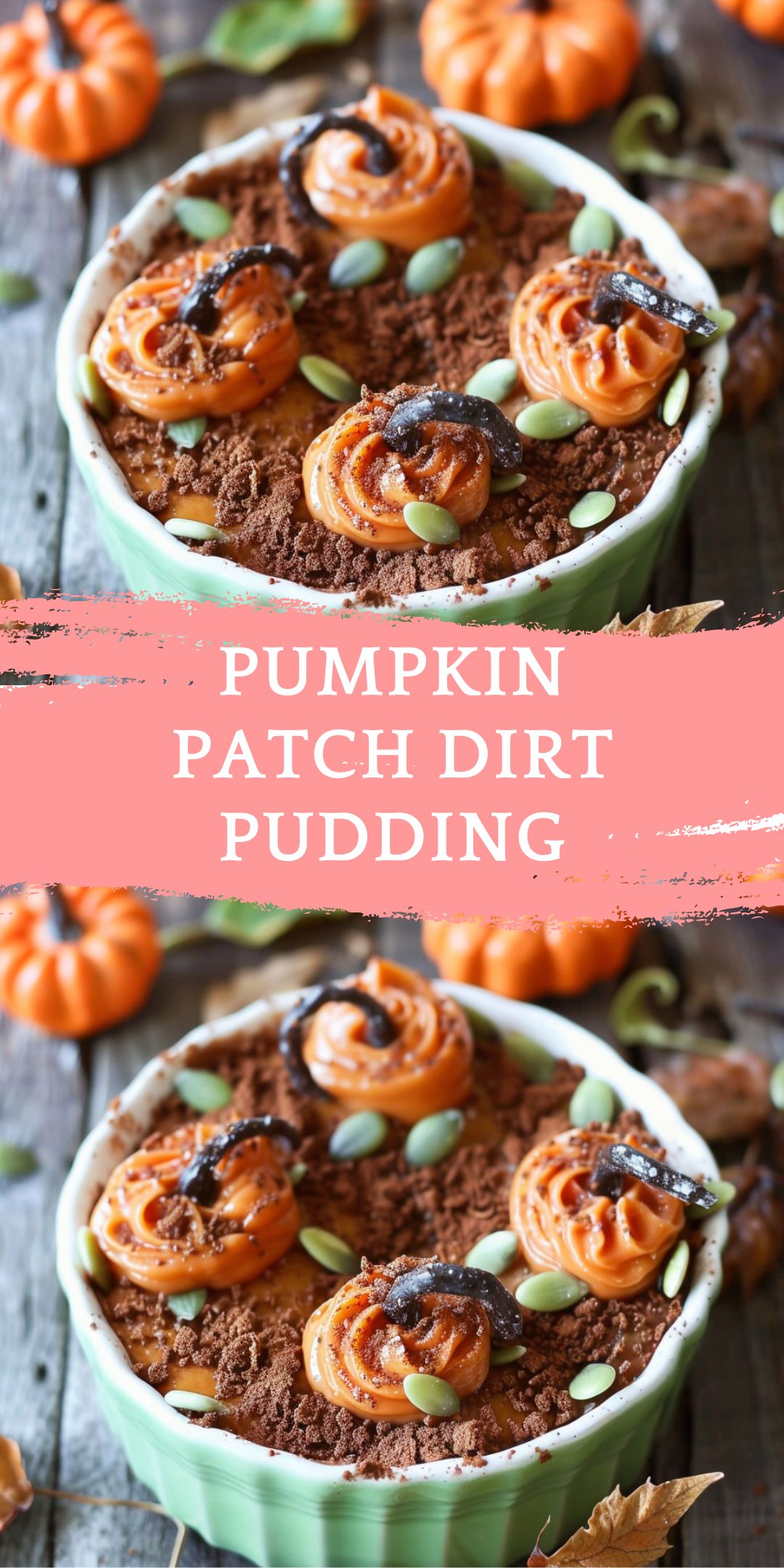 Pumpkin Patch Dirt Pudding | TheFamilyCooking
