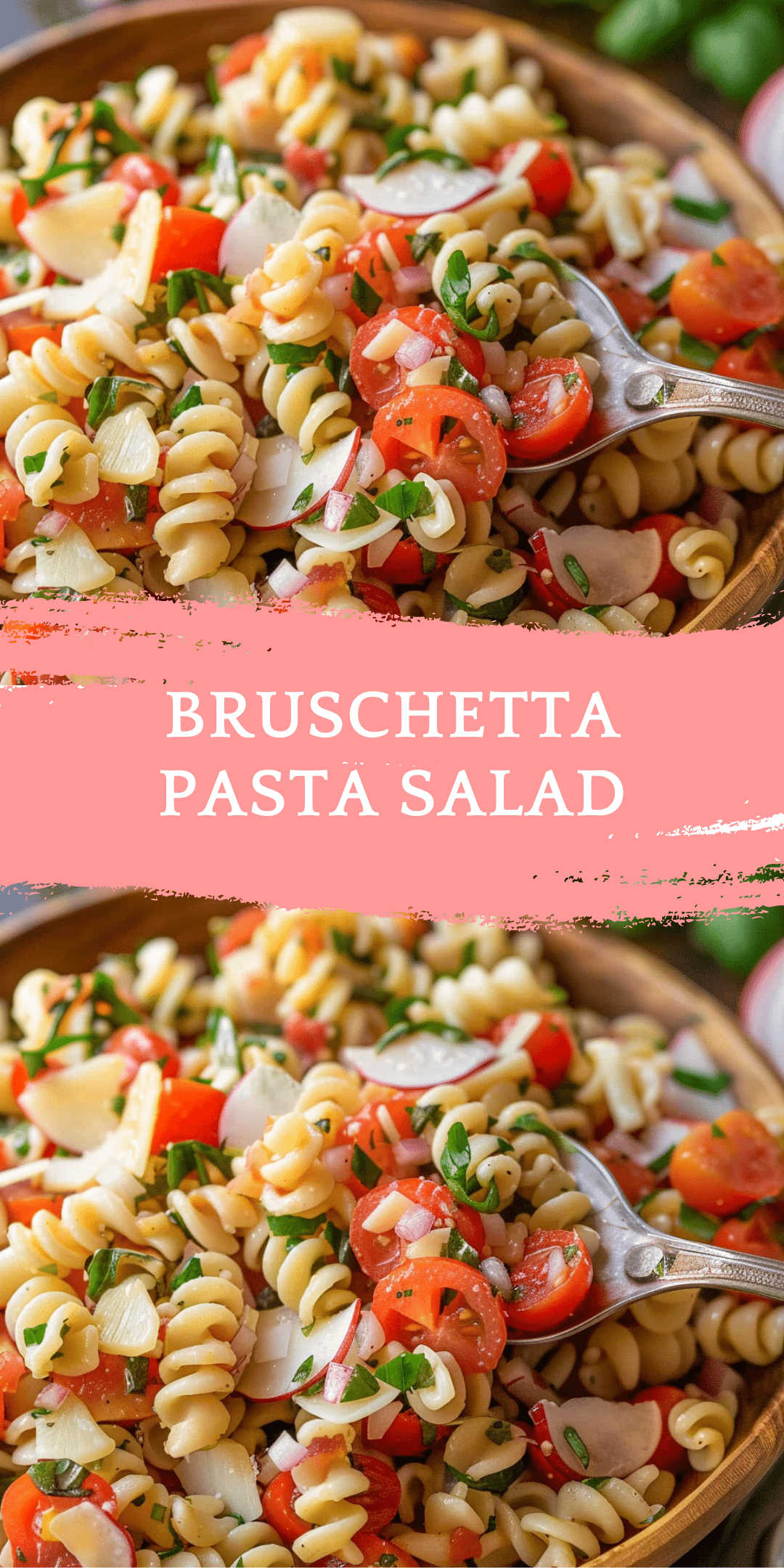 Bruschetta Pasta Salad | TheFamilyCooking