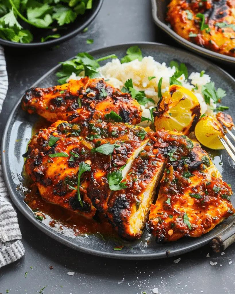 Harissa Chicken | TheFamilyCooking
