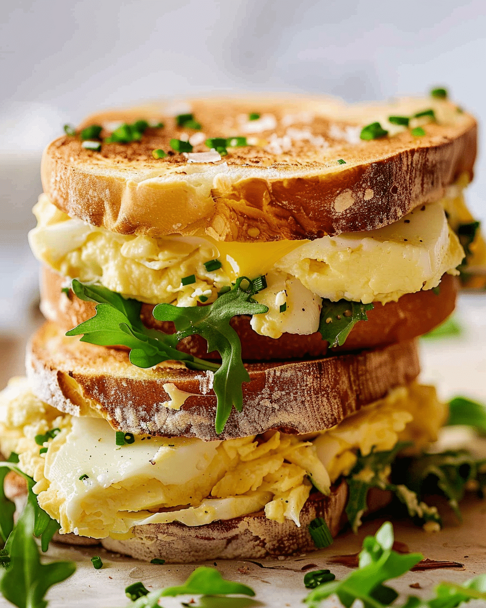 Fluffy Egg Sandwiches | TheFamilyCooking
