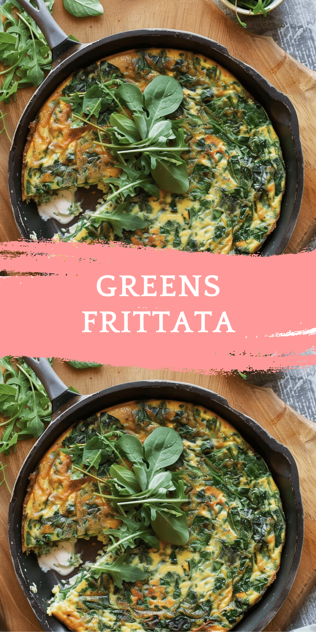 Greens Frittata | TheFamilyCooking