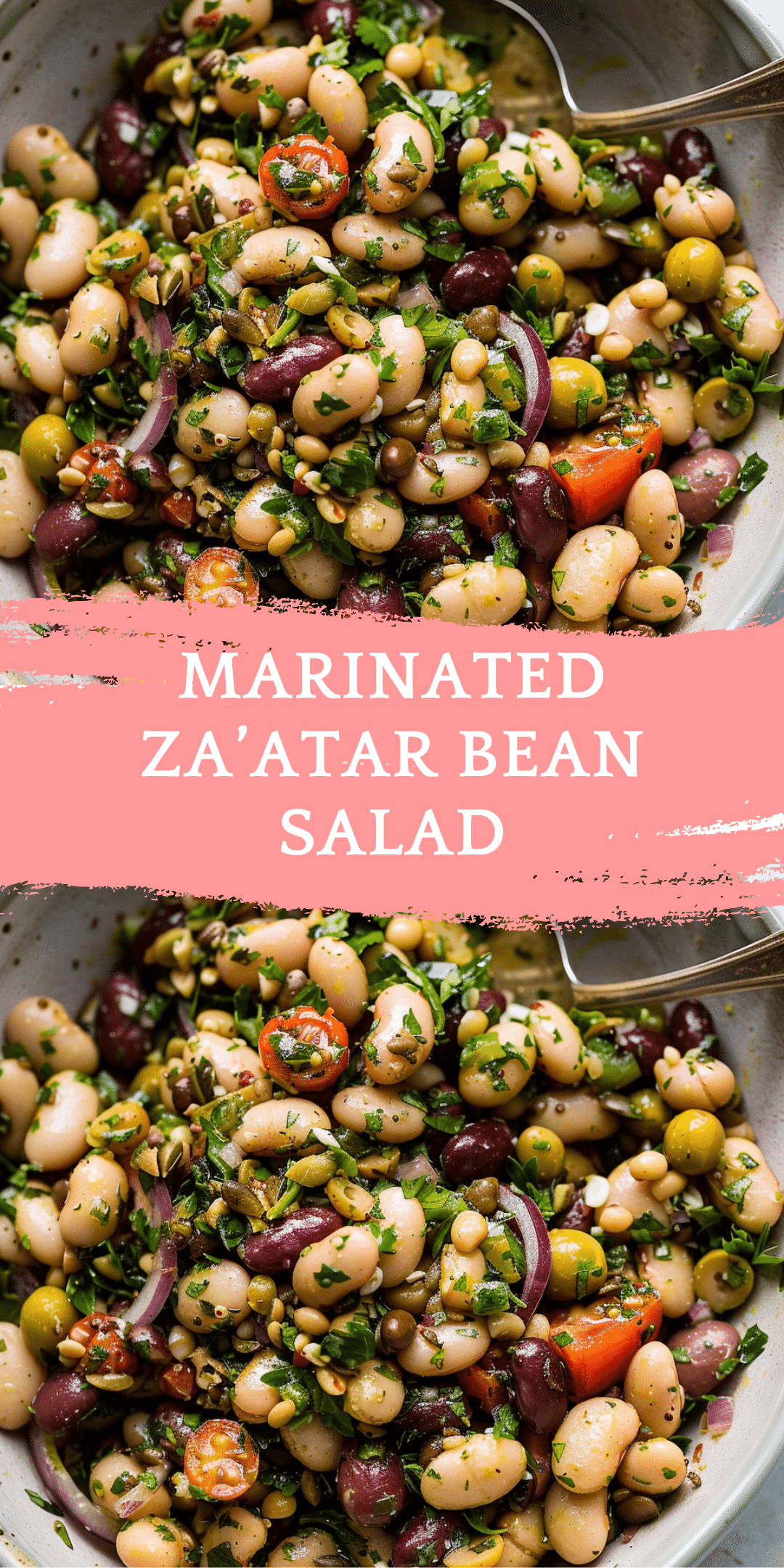 Marinated Za’atar Bean Salad | TheFamilyCooking