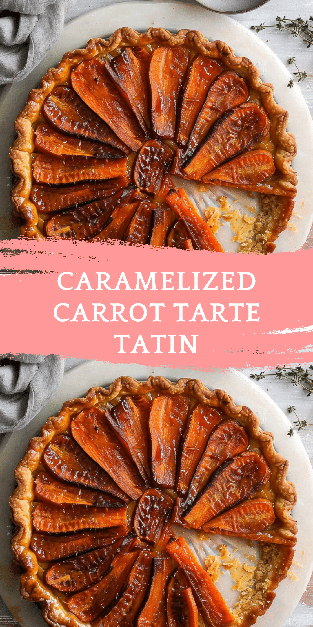 Caramelized Carrot Tarte Tatin | TheFamilyCooking