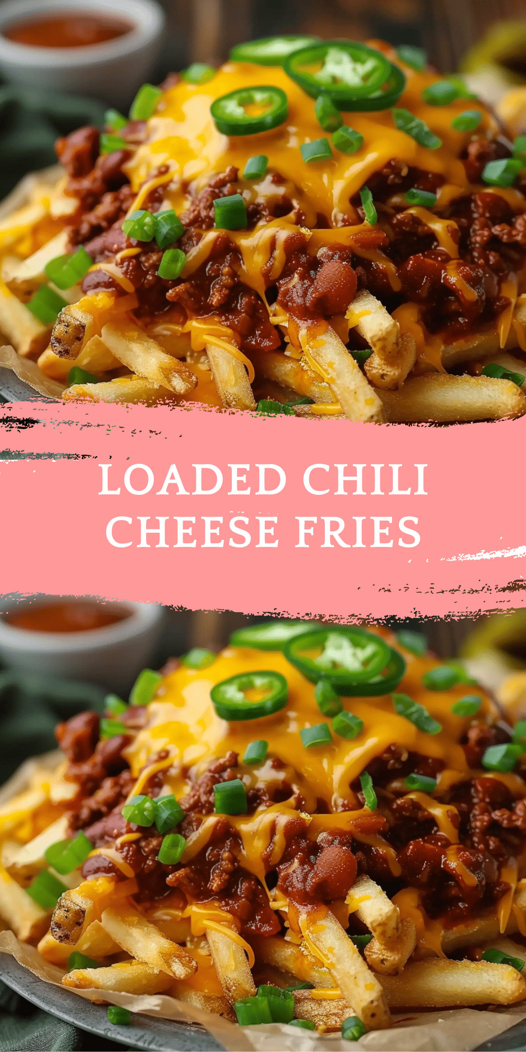 Loaded Chili Cheese Fries | TheFamilyCooking