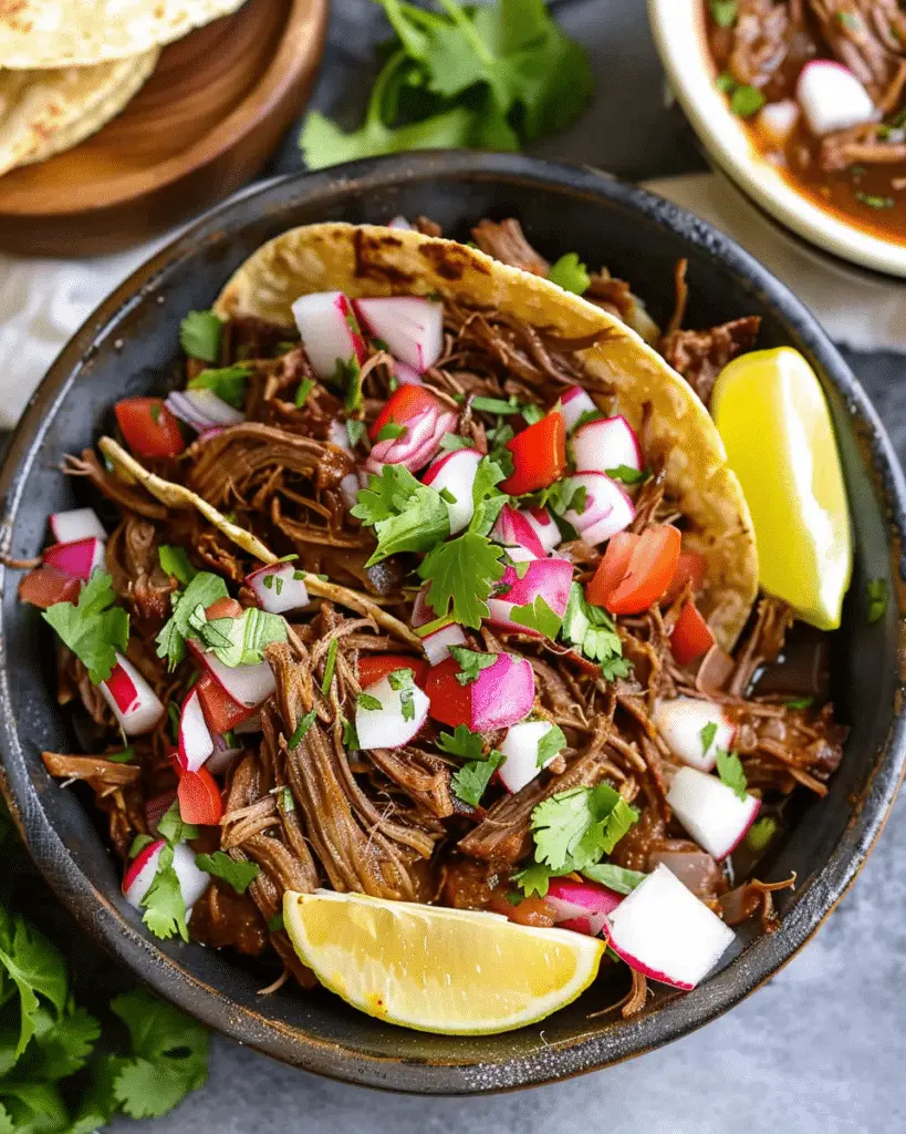 Slow Cooker Chipotle Beef Barbacoa | TheFamilyCooking