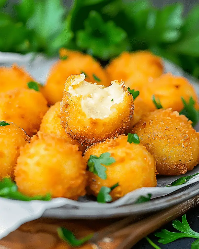Fried Cheese Balls | TheFamilyCooking