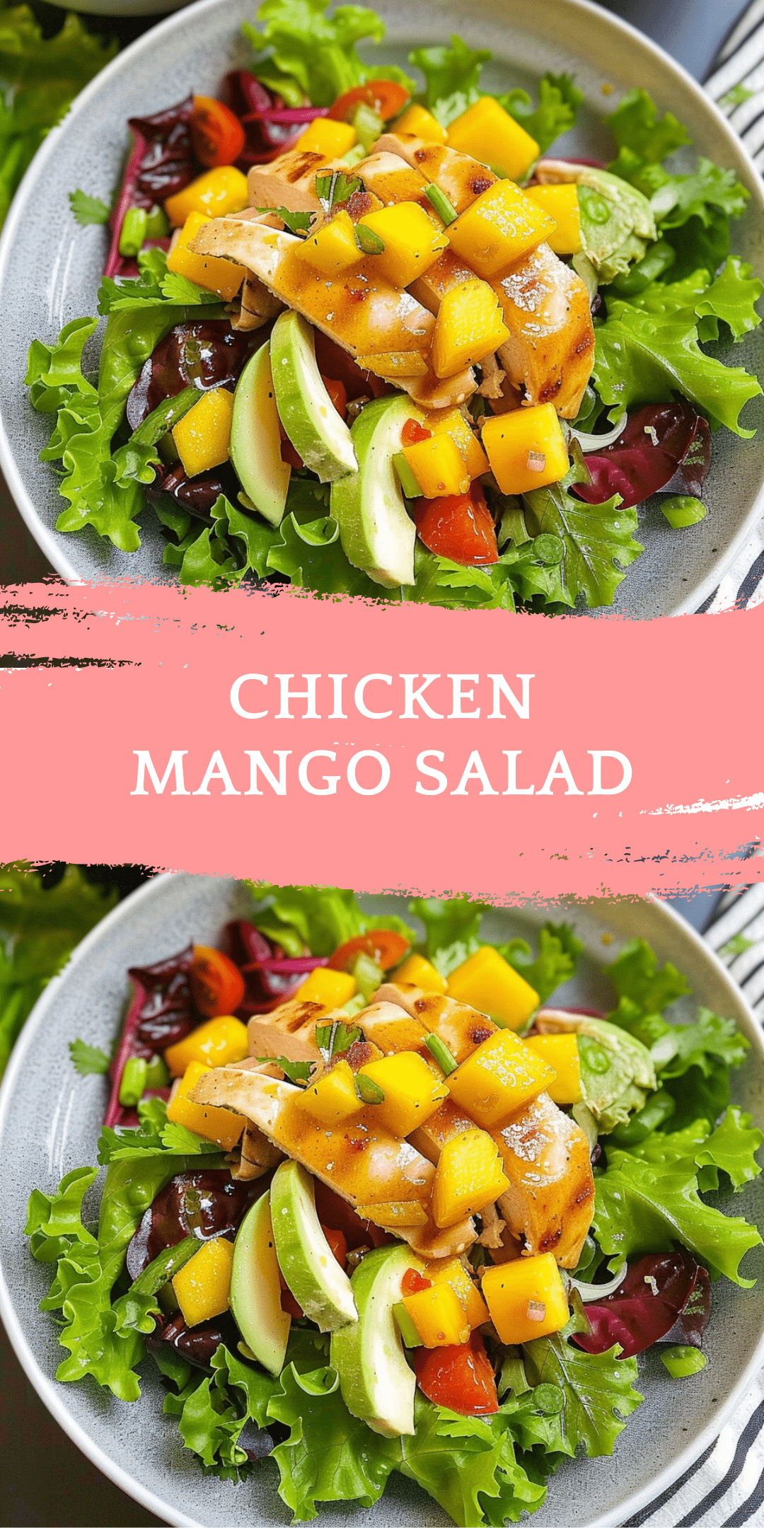 Chicken Mango Salad | TheFamilyCooking