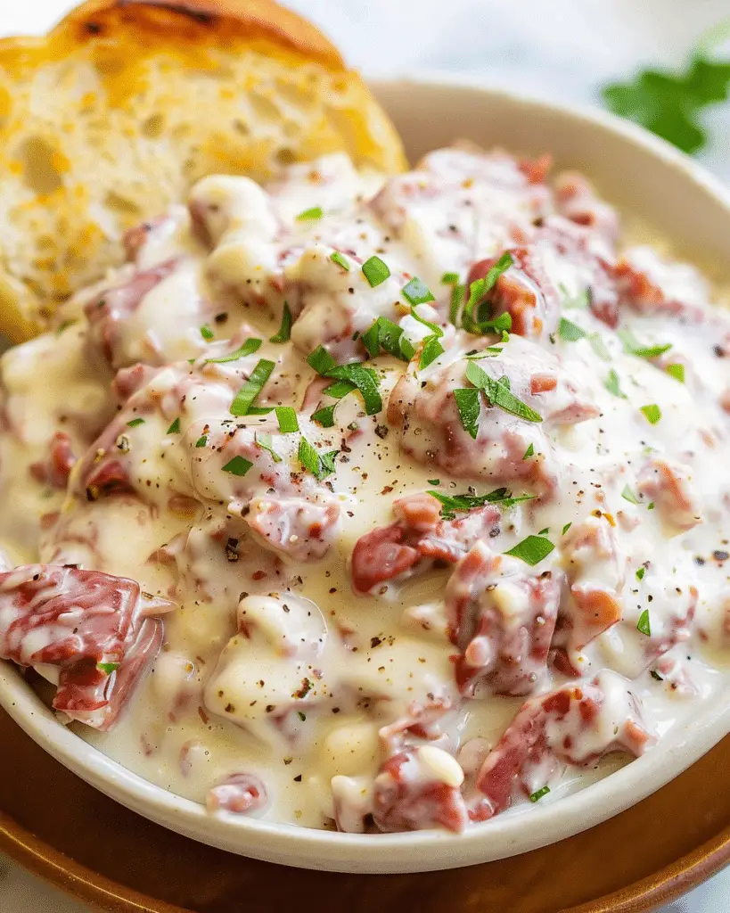 Creamed Chipped Beef | TheFamilyCooking