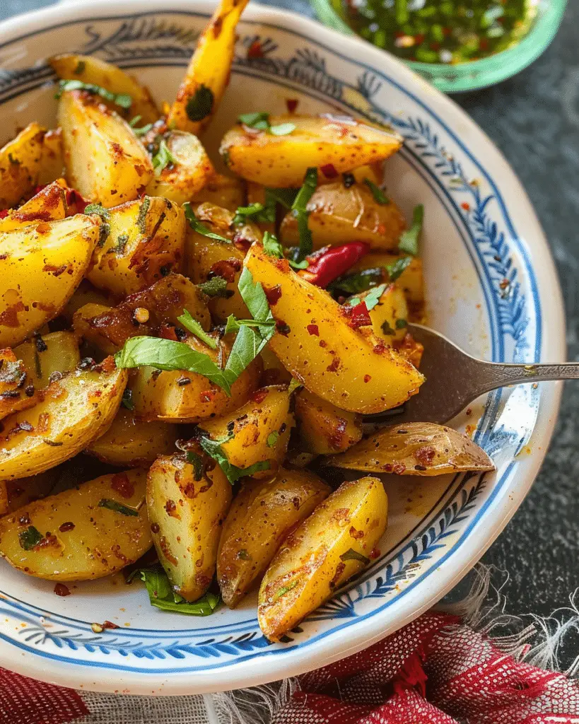 Chili Oil Potatoes | TheFamilyCooking