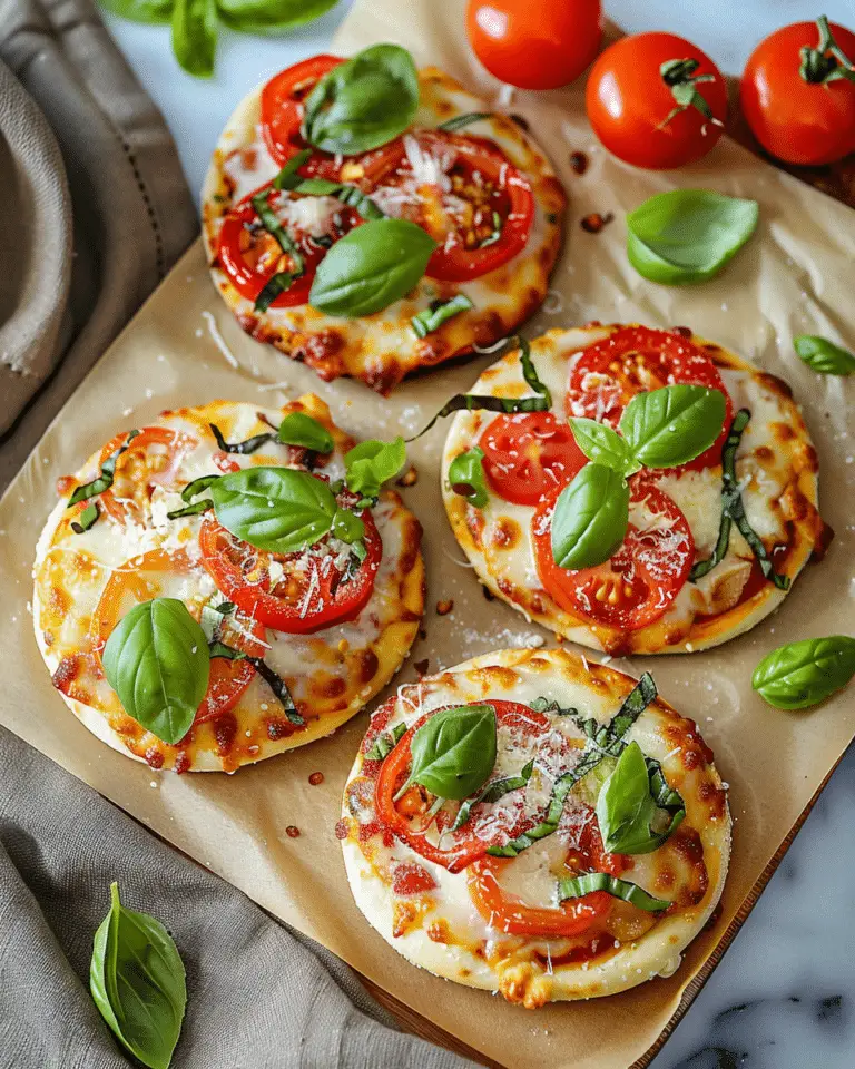 Homemade Mini Pizzas | TheFamilyCooking
