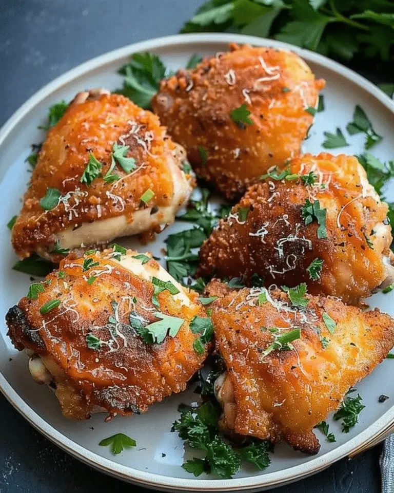 Crispy Baked Chicken Thighs | TheFamilyCooking