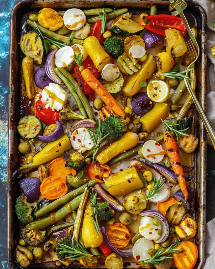 Sheet Pan Roasted Vegetables | TheFamilyCooking
