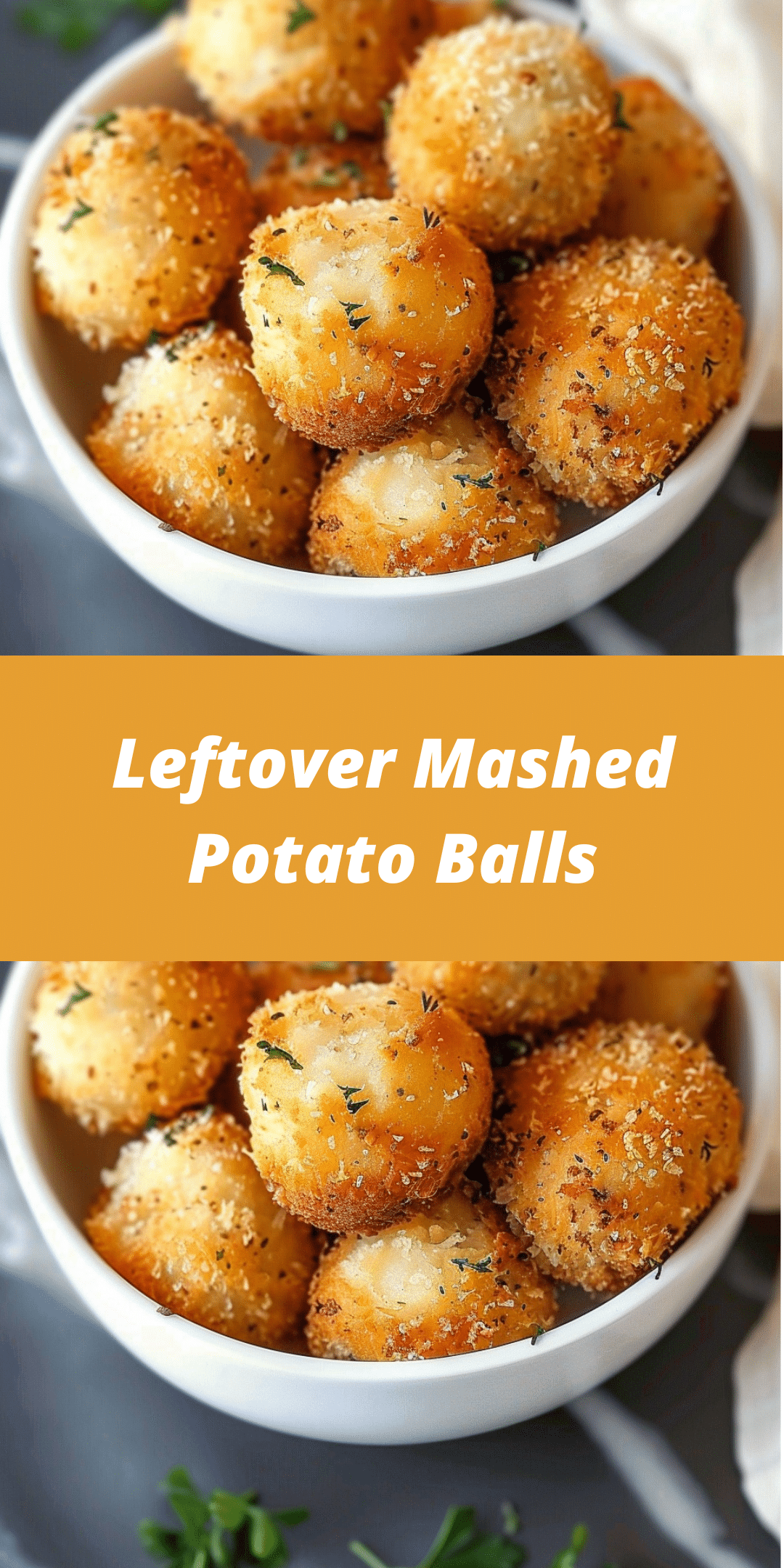 Leftover Mashed Potato Balls | TheFamilyCooking