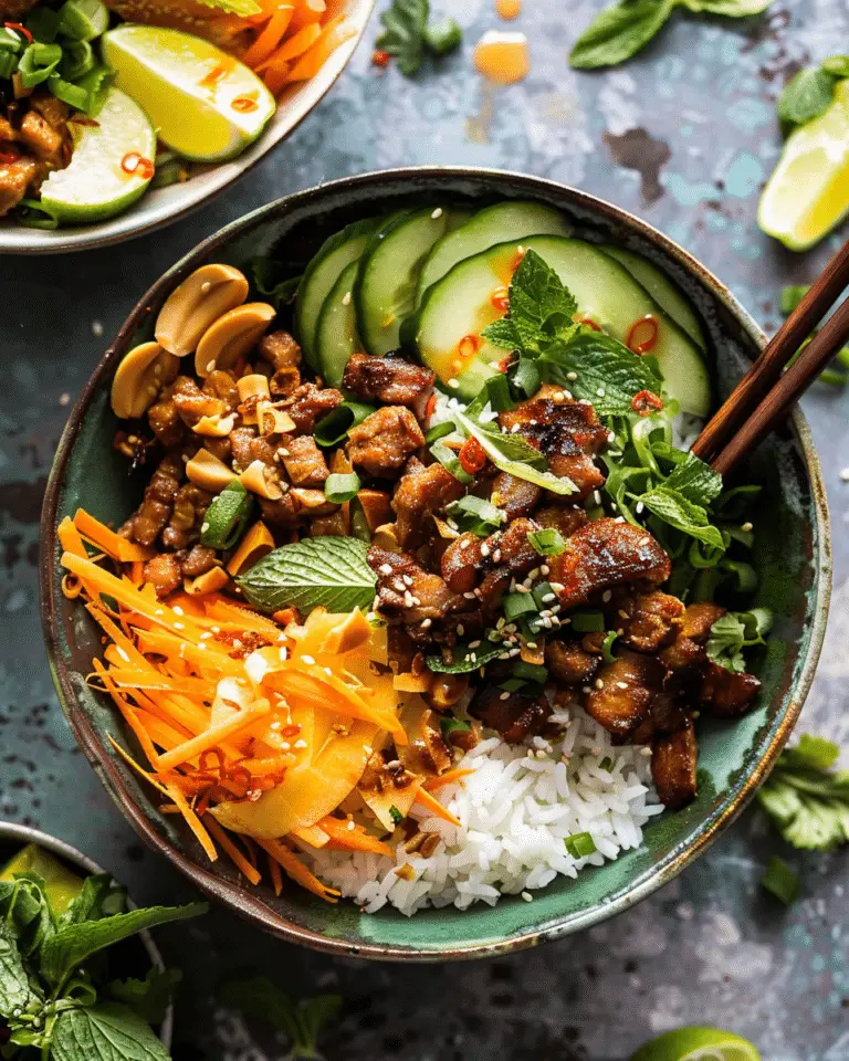 25 Minute Banh Mi Rice Bowls | TheFamilyCooking