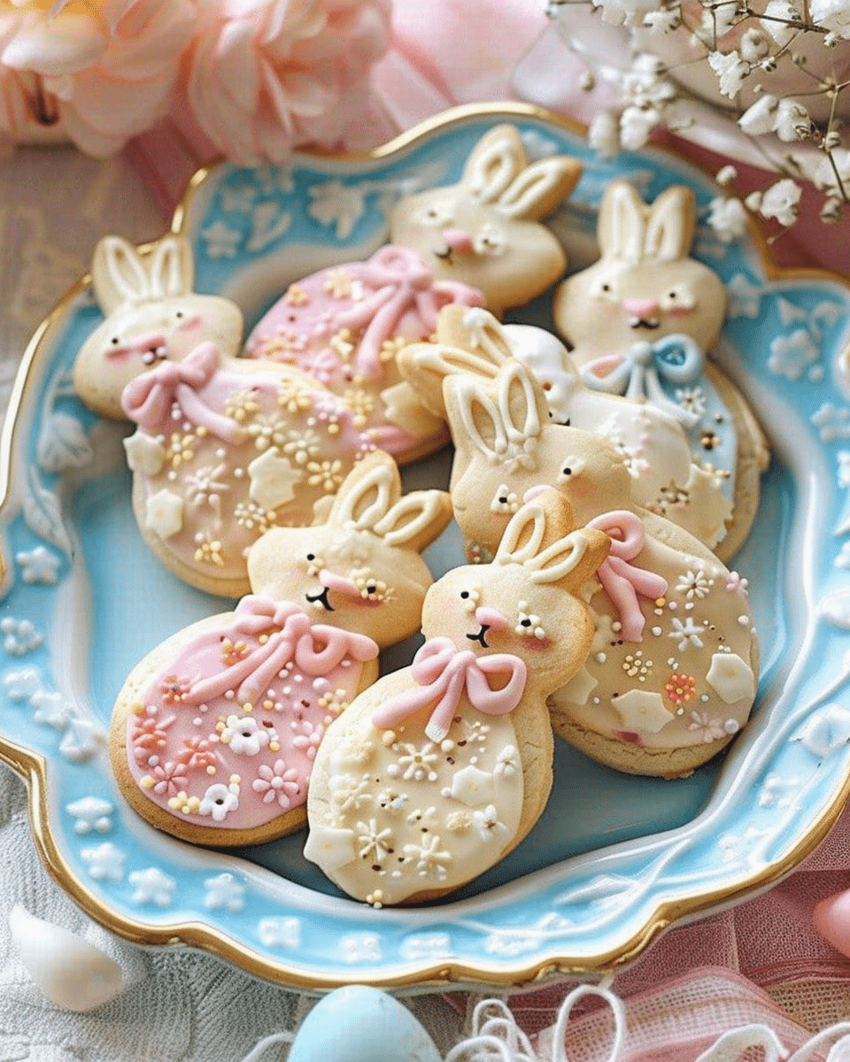 Easter Bunny Cookies | TheFamilyCooking