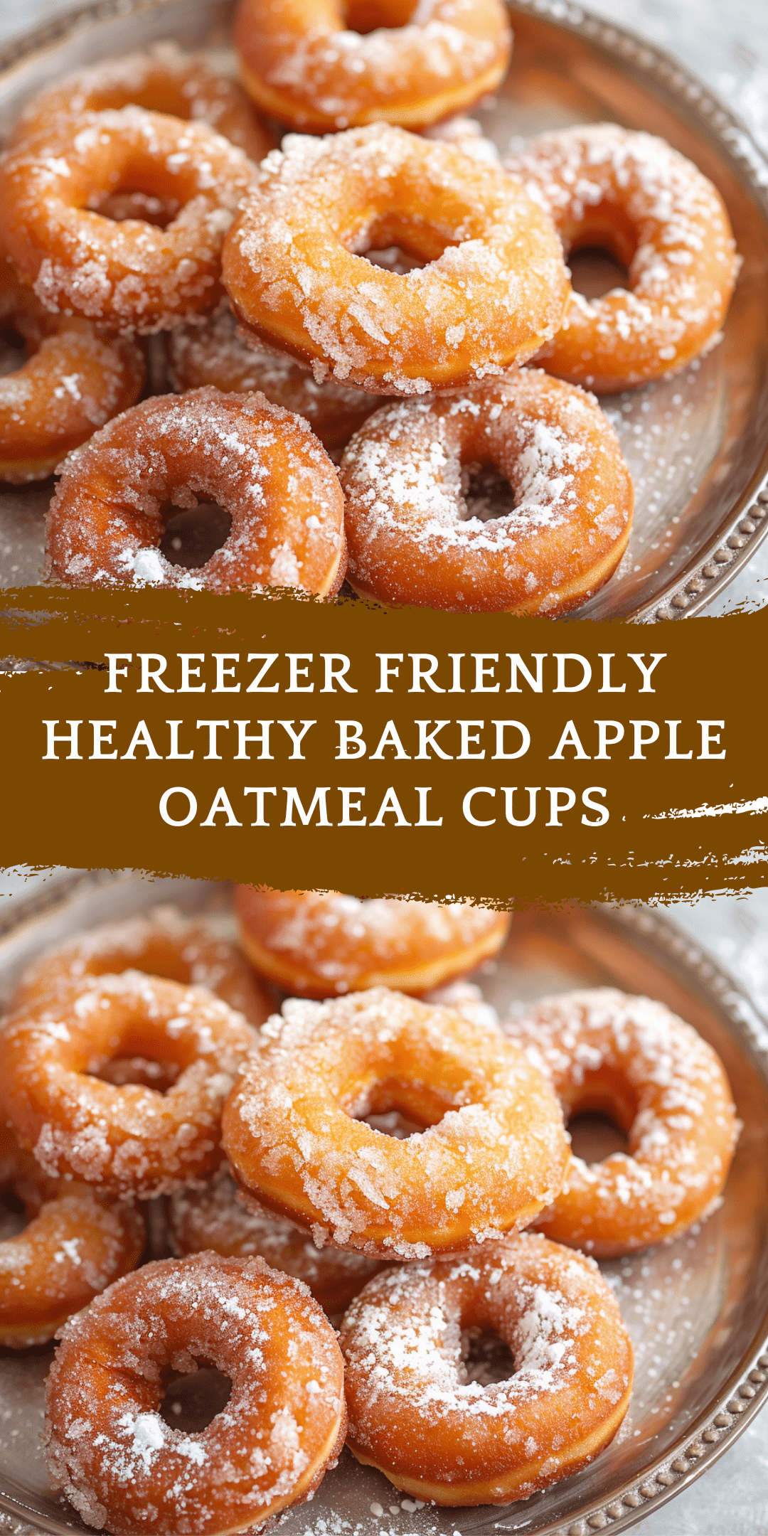 Freezer Friendly Healthy Baked Apple Oatmeal Cups | TheFamilyCooking