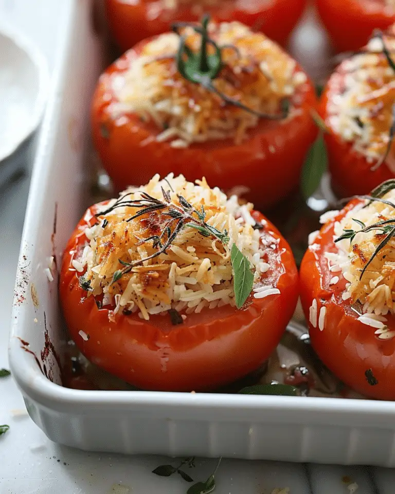 Rice Stuffed Tomatoes Recipe | TheFamilyCooking