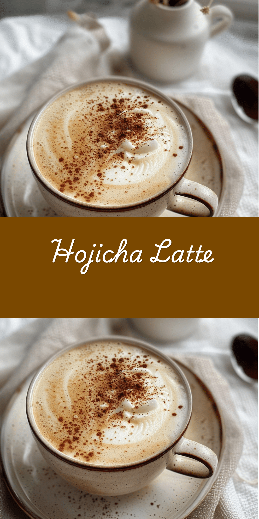 Hojicha Latte | TheFamilyCooking