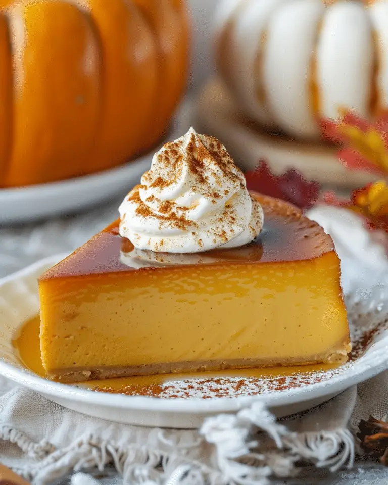 Pumpkin Flan | TheFamilyCooking