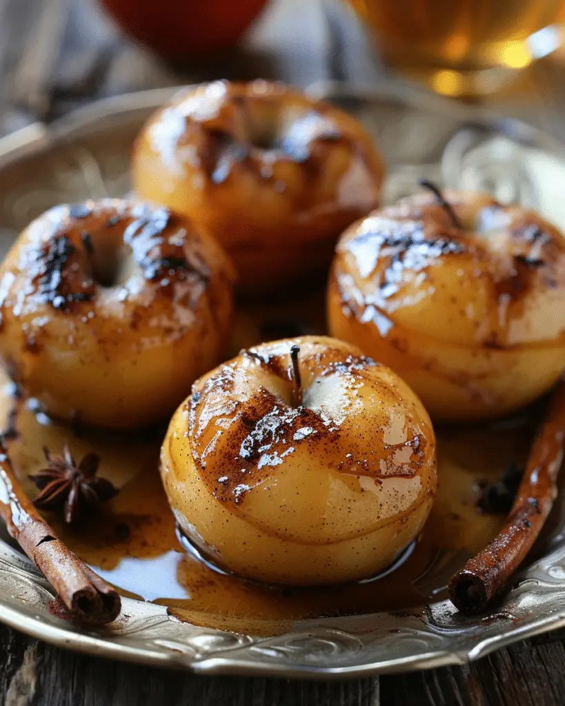 Easy Grilled Apples with Cinnamon and Honey | TheFamilyCooking