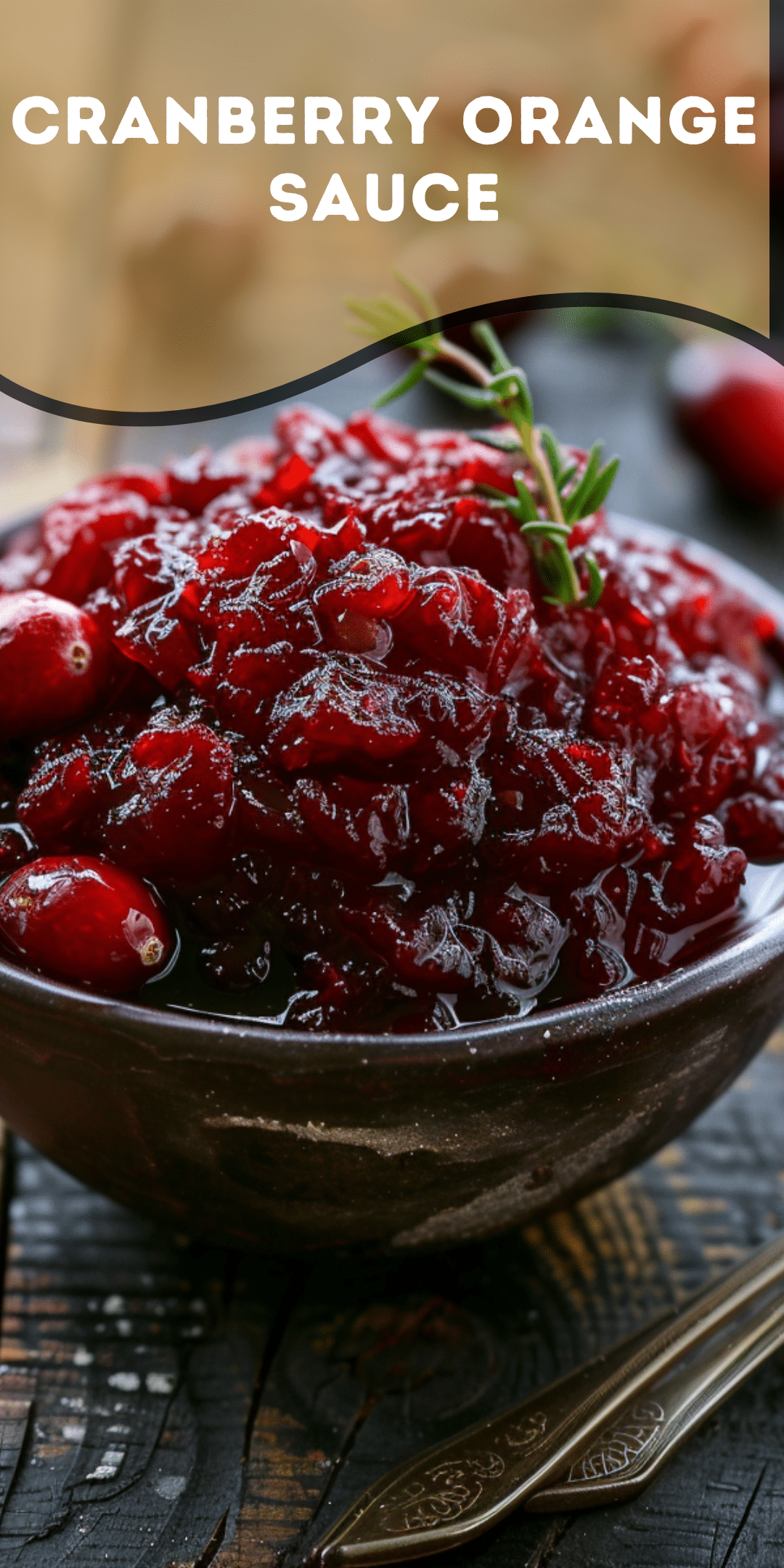 Cranberry Orange Sauce | TheFamilyCooking