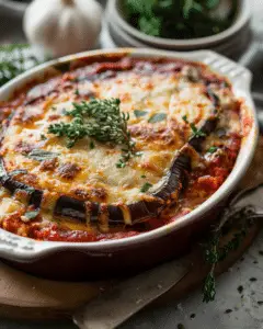 Grandma's Baked Eggplant Parmesan | TheFamilyCooking