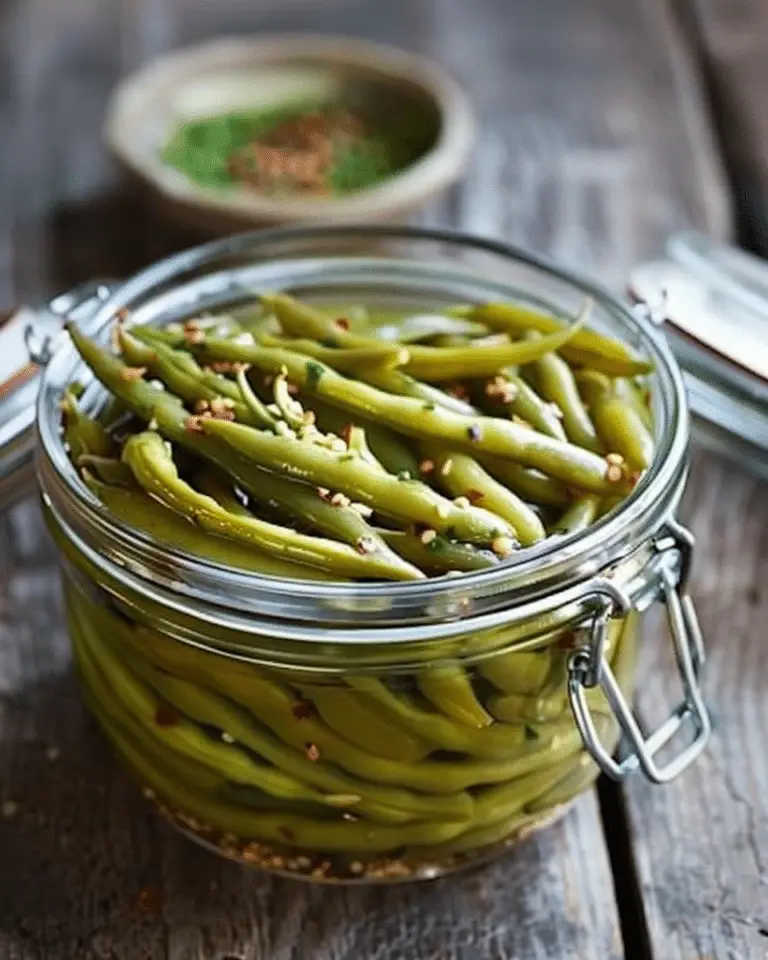 Quick Pickled Green Beans | TheFamilyCooking