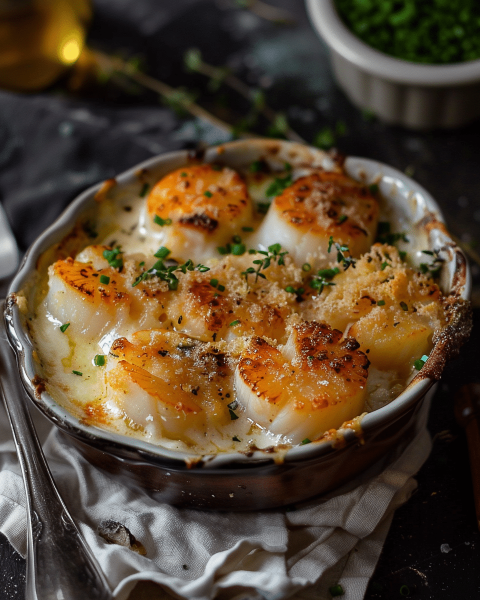 Scallop Gratin with Pumpkin | TheFamilyCooking