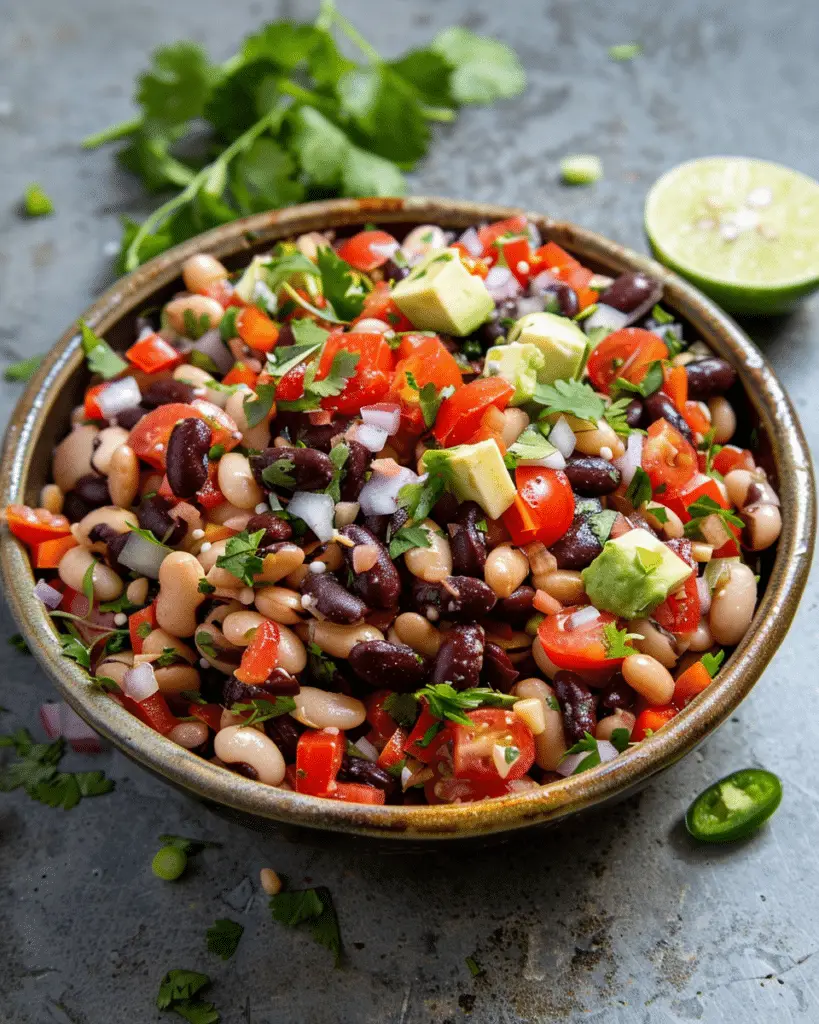 Mexican Bean Salad | TheFamilyCooking
