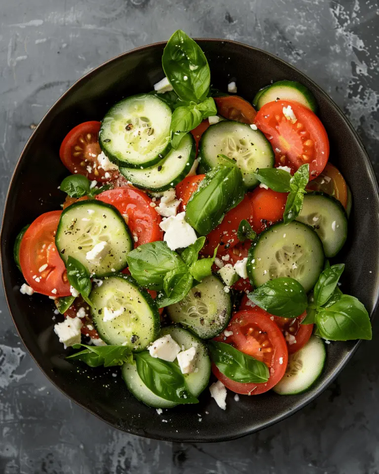Tomato and Smashed Cucumber Salad | TheFamilyCooking