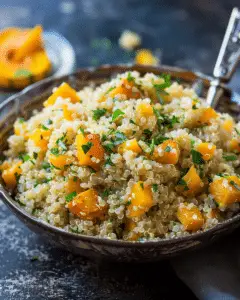 Lemony Quinoa with Butternut Squash | TheFamilyCooking